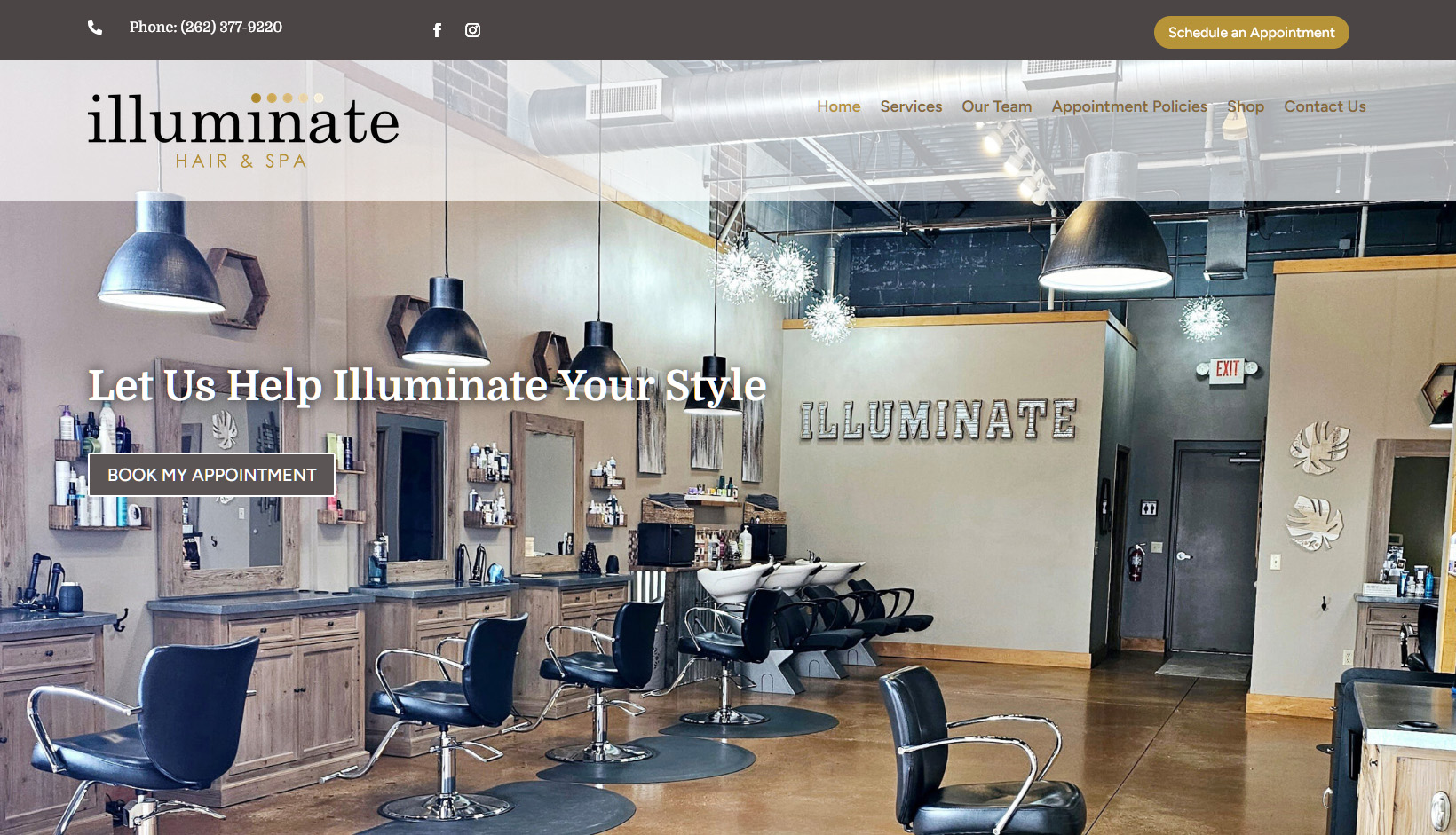 Illuminate Hair & Spa - Bublitz Creative